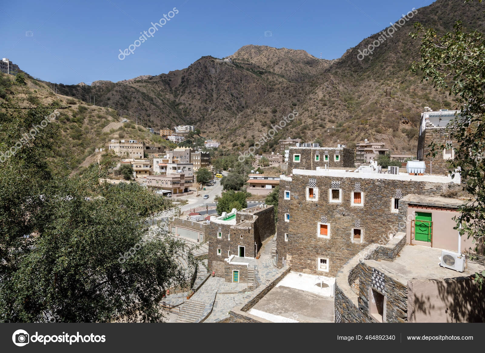 Rijal Almaa Heritage Village Located Asir Region Saudi Arabia Locates ...