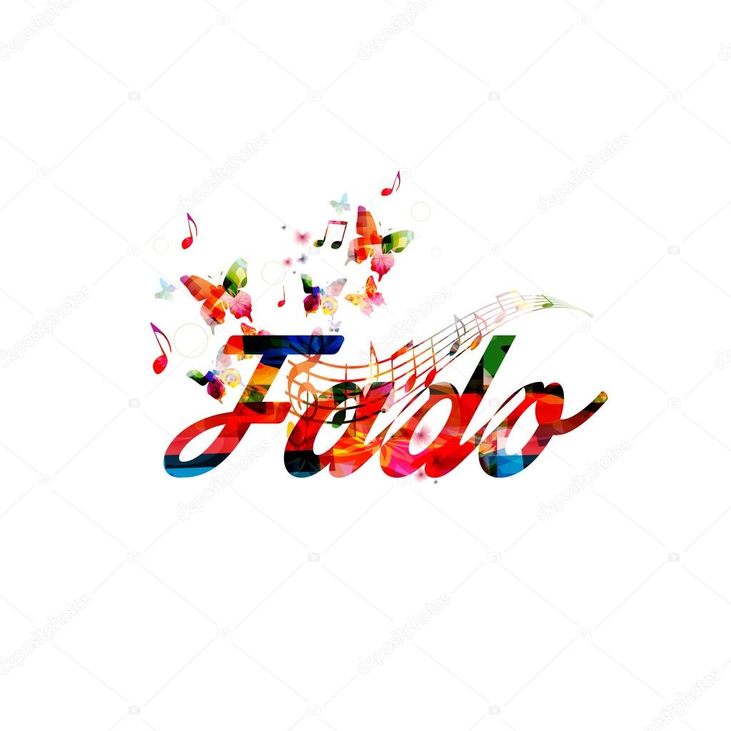 Fado design with butterflies Stock Vector Image by ©abstract412 #109916286