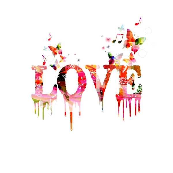 Colorful love background Stock Vector Image by ©abstract412 #110652598