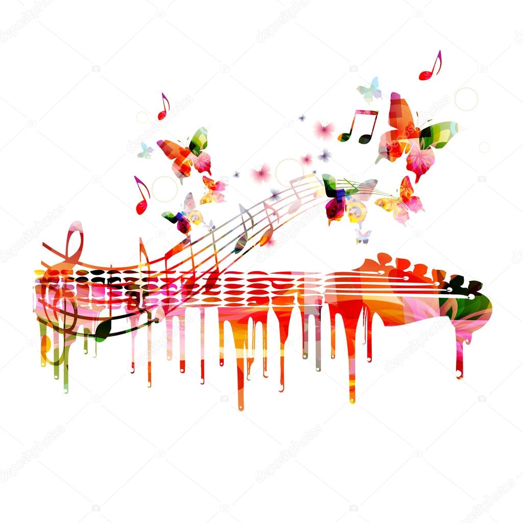 Colorful guitar fingerboard Stock Vector Image by ©abstract412 #110647010