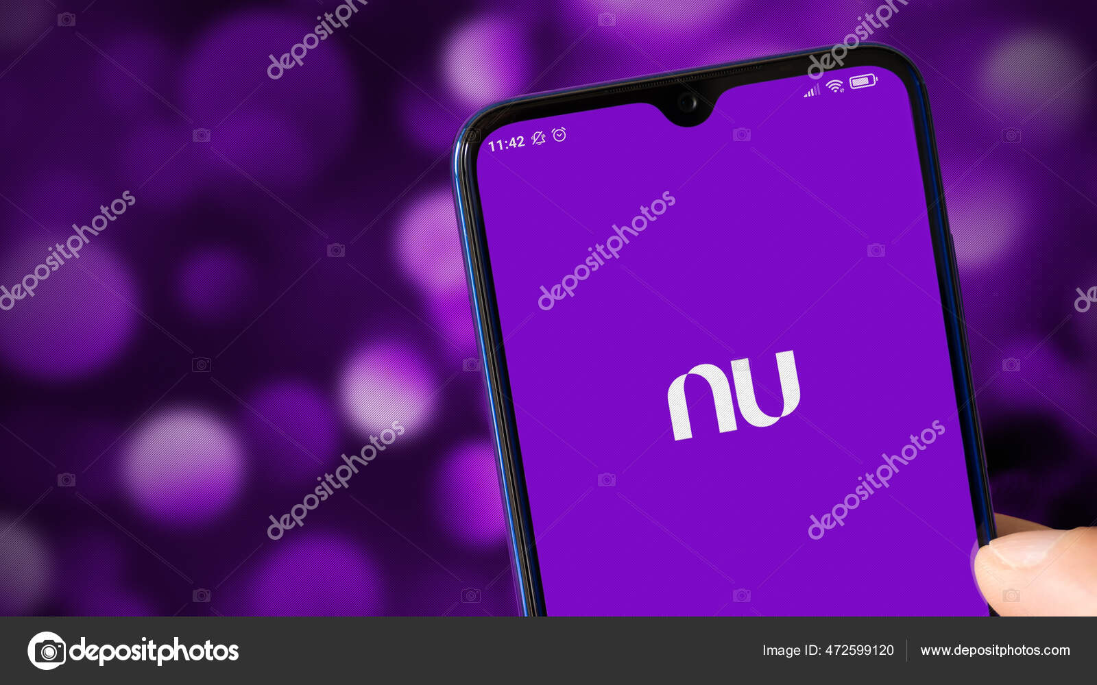 New Nubank Logo Smartphone App Nubank Brazilian Company Segment ...