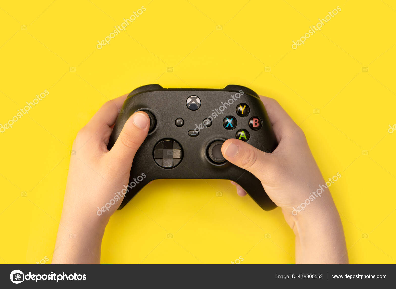 Kid Holding Xbox Series Controller 15Th Jun 2021 Sao Paulo — Stock ...