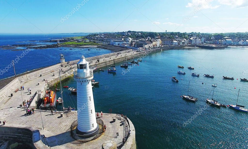 Donaghadee Northern Ireland Faro Guardia Costiera Ballygally View ...