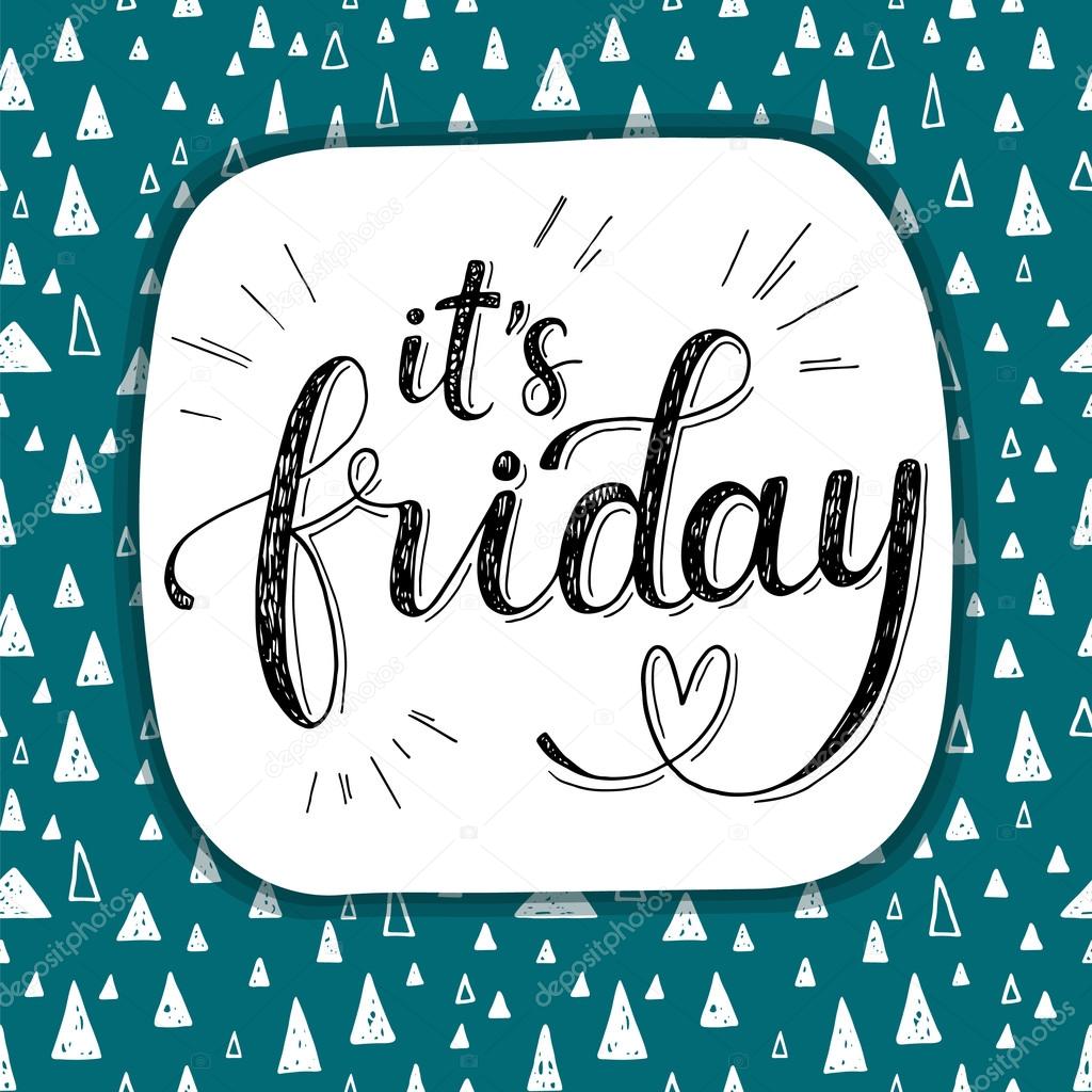 Hand drawn lettering card. Stock Vector by ©Teploleta 101104862