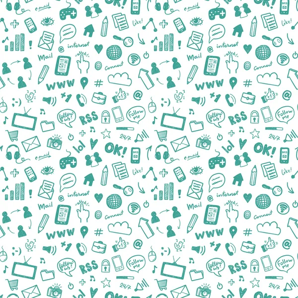 Pattern with social media icons Stock Vector Image by ©Teploleta #107219356 Pattern with social media icons Stock Vector Image by ©Teploleta #107219356