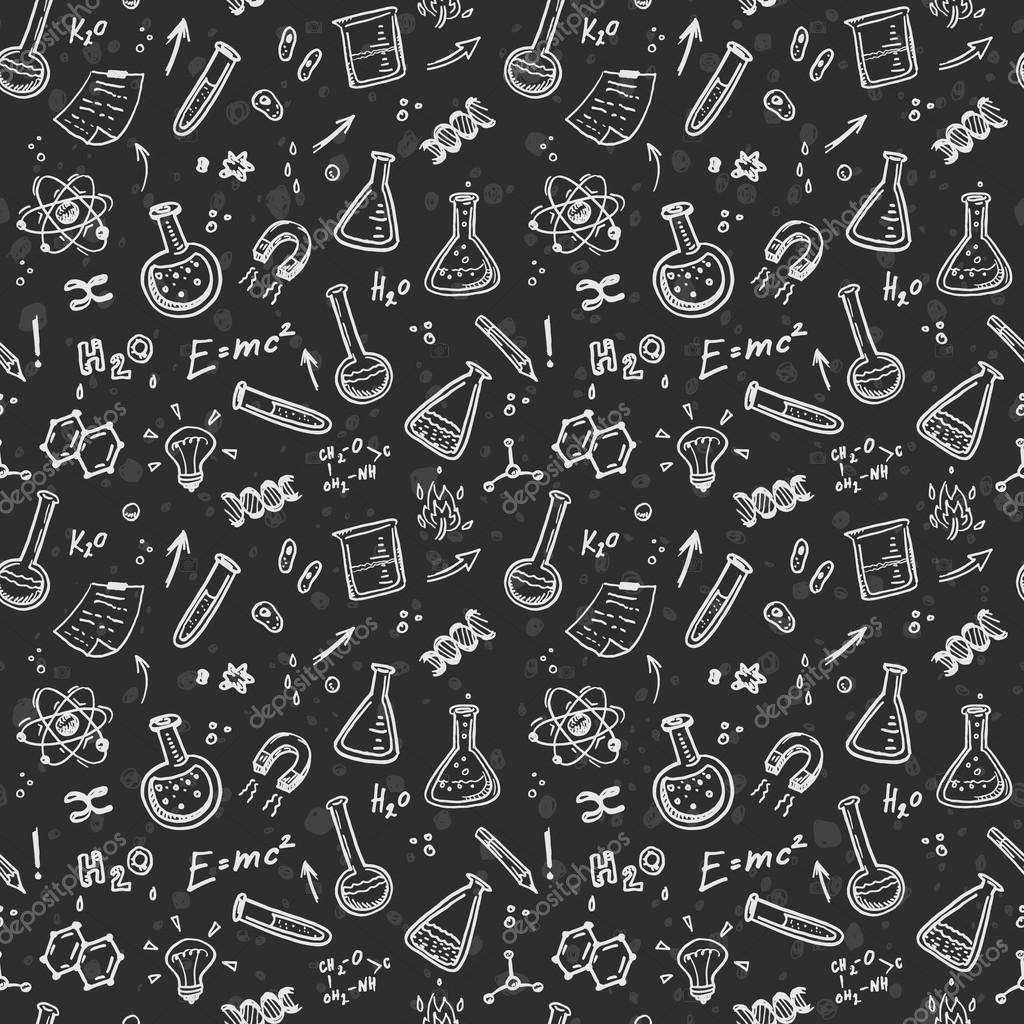 Chemistry seamless pattern Stock Vector Image by ©Teploleta #107218780