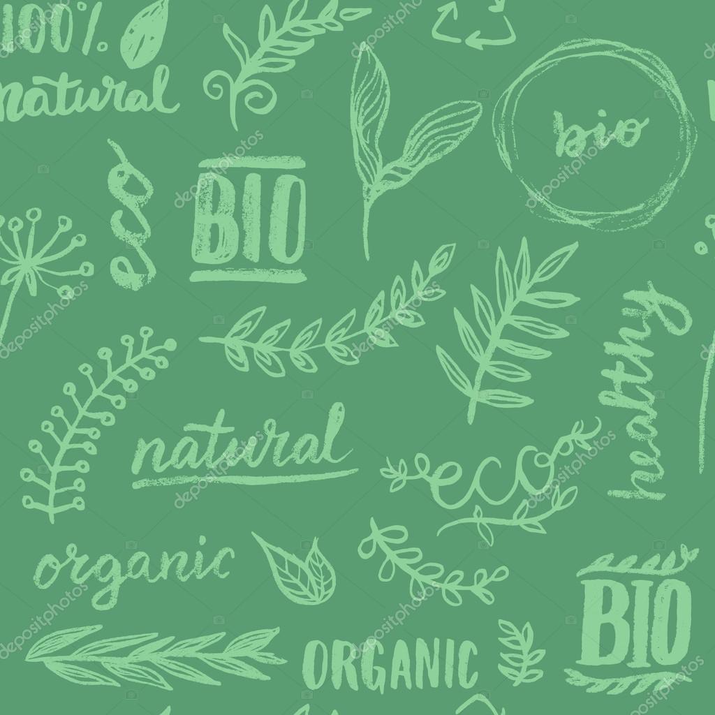 Seamless organic background Stock Vector Image by ©Teploleta #73365091