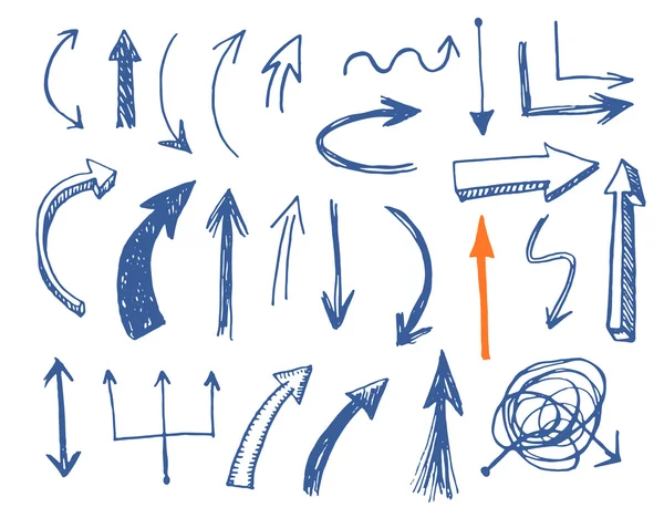 Hand drawn arrows set. Stock Vector Image by ©Teploleta #73365199