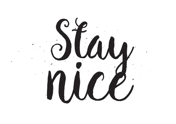 Stay focused inscription. Greeting card with calligraphy. Hand drawn ...