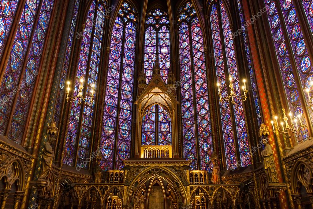 Sainte-Chapelle (Holy Chapel) in Paris, France — Stock Editorial Photo ...