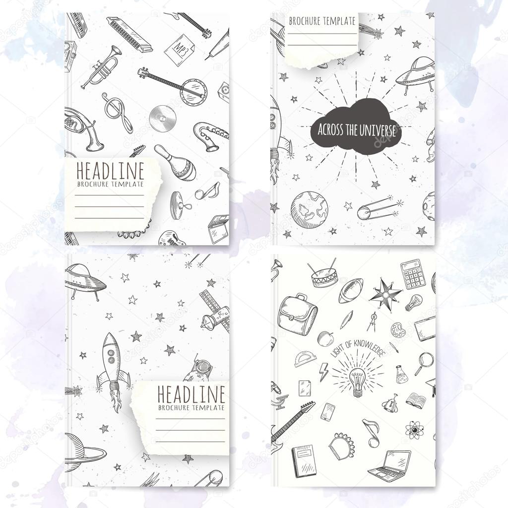 Hand Drawn Notebook Covers