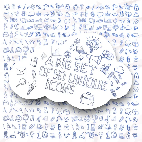 Portfolio doodle drawing Vector Art Stock Images | Depositphotos