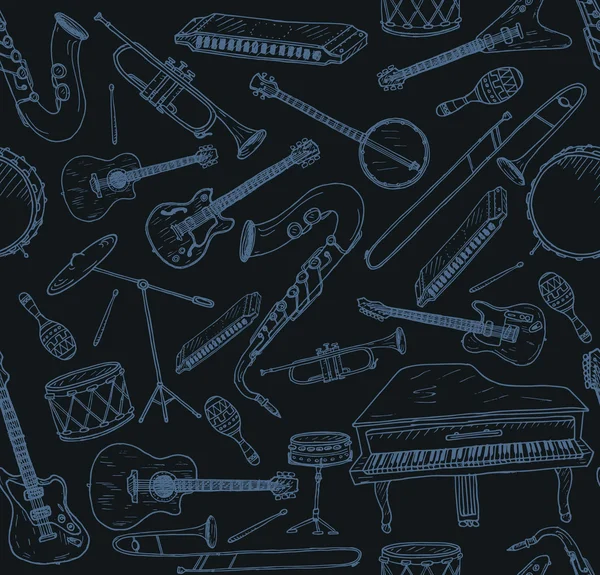 Guitar drawing chalk Vector Art Stock Images | Depositphotos