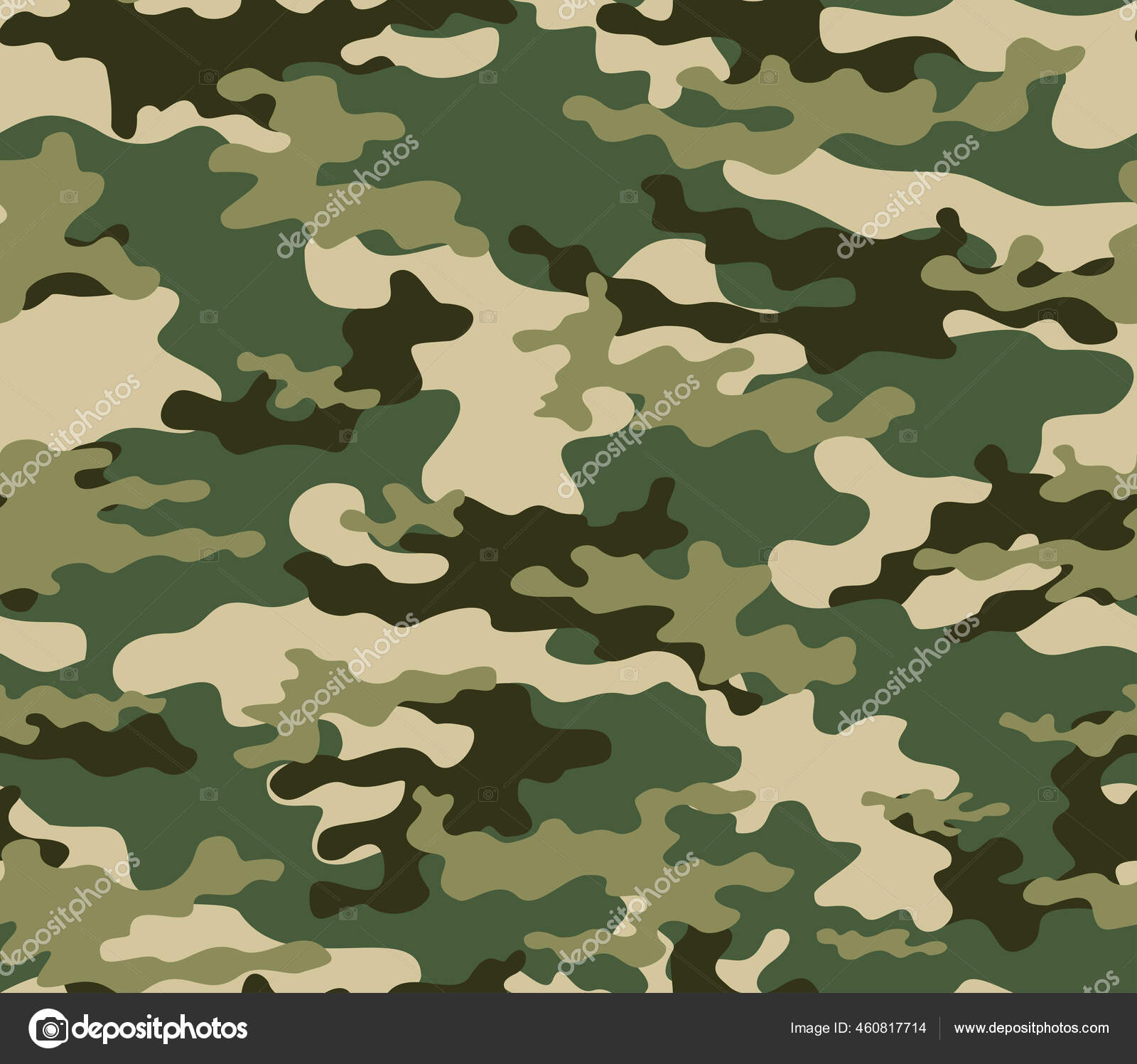 Camuflaje Militar Fondo Forestal Sin Costuras Textura Del Ejército ...