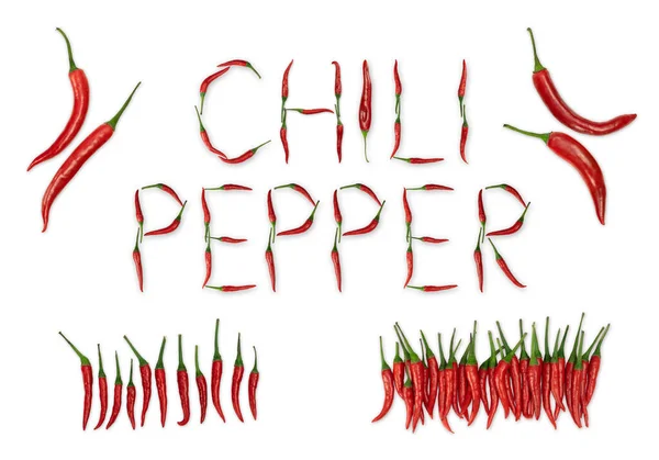 Imágenes de Red hot chili pepper font libres de derechos | Depositphotos