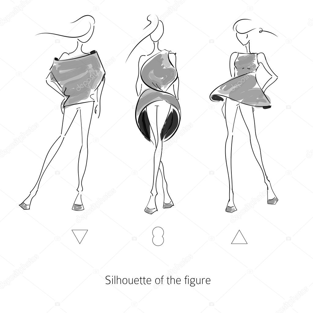 Runway Model Silhouette Vector