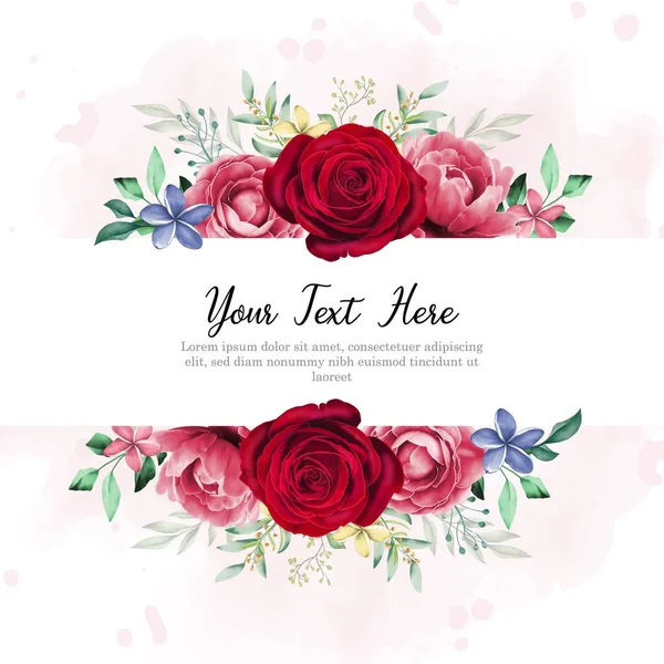 100,000 Red rose frame Vector Images | Depositphotos