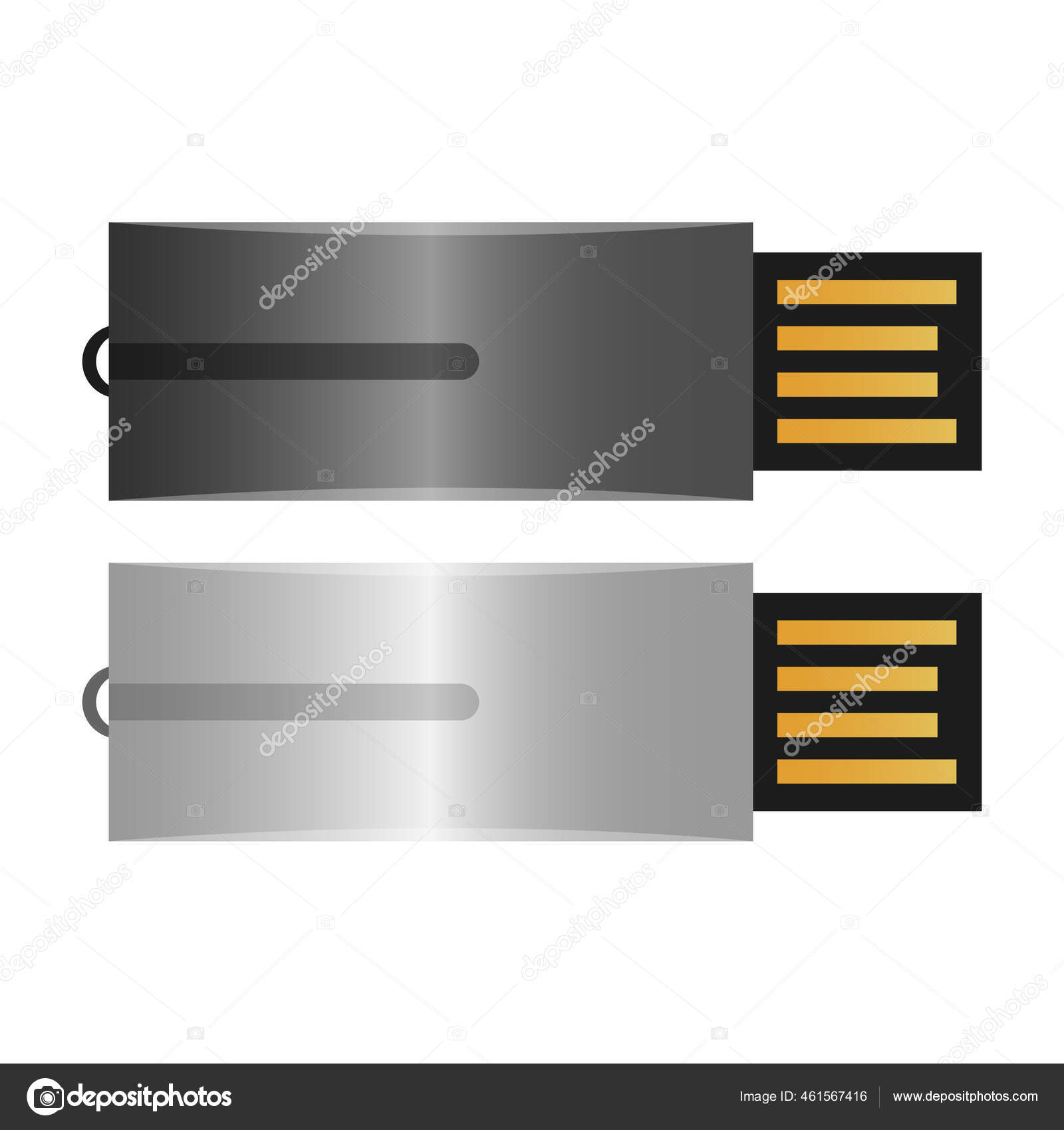 Memory Stick Vector Design Illustration Isolated White Background Stock ...