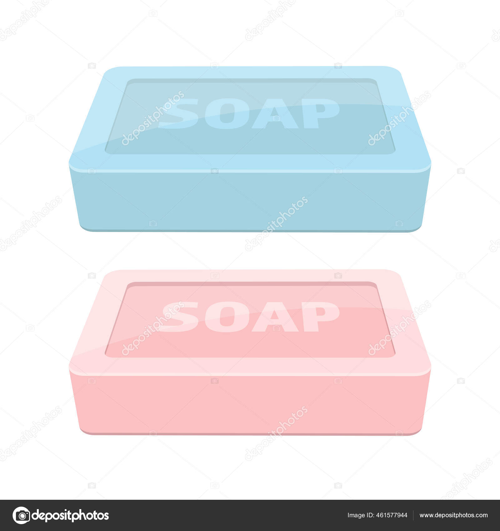 Solid Soap Washing Vector Design Illustration Isolated White Background ...