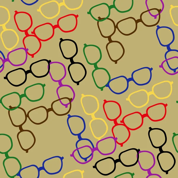 Colorful Glasses Seamless Pattern Background — Stock Vector © Oksanciaart 31662109