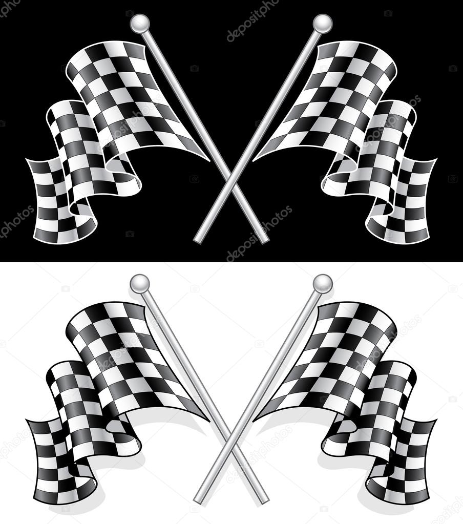 High Quality vector Double Checkered Flag Stock Vector by ©pingebat ...