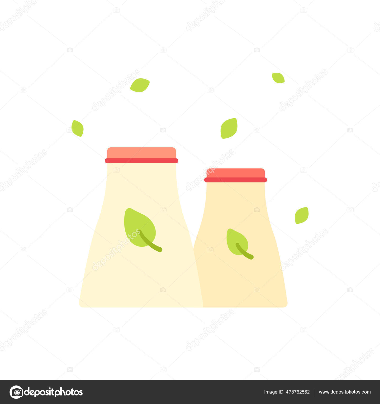 Vector Illustration Power Plant Stock Vector by ©victoruler 478762562