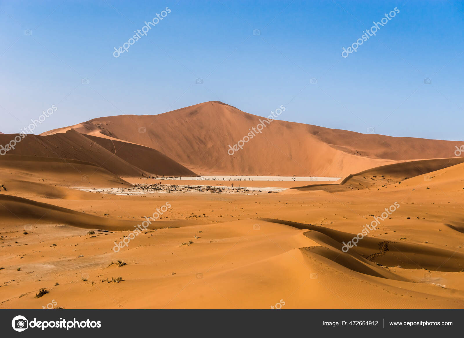 Namib Desert Deadvlei Big Daddy Dune Sossusvlei Namibia — Stock Photo ...