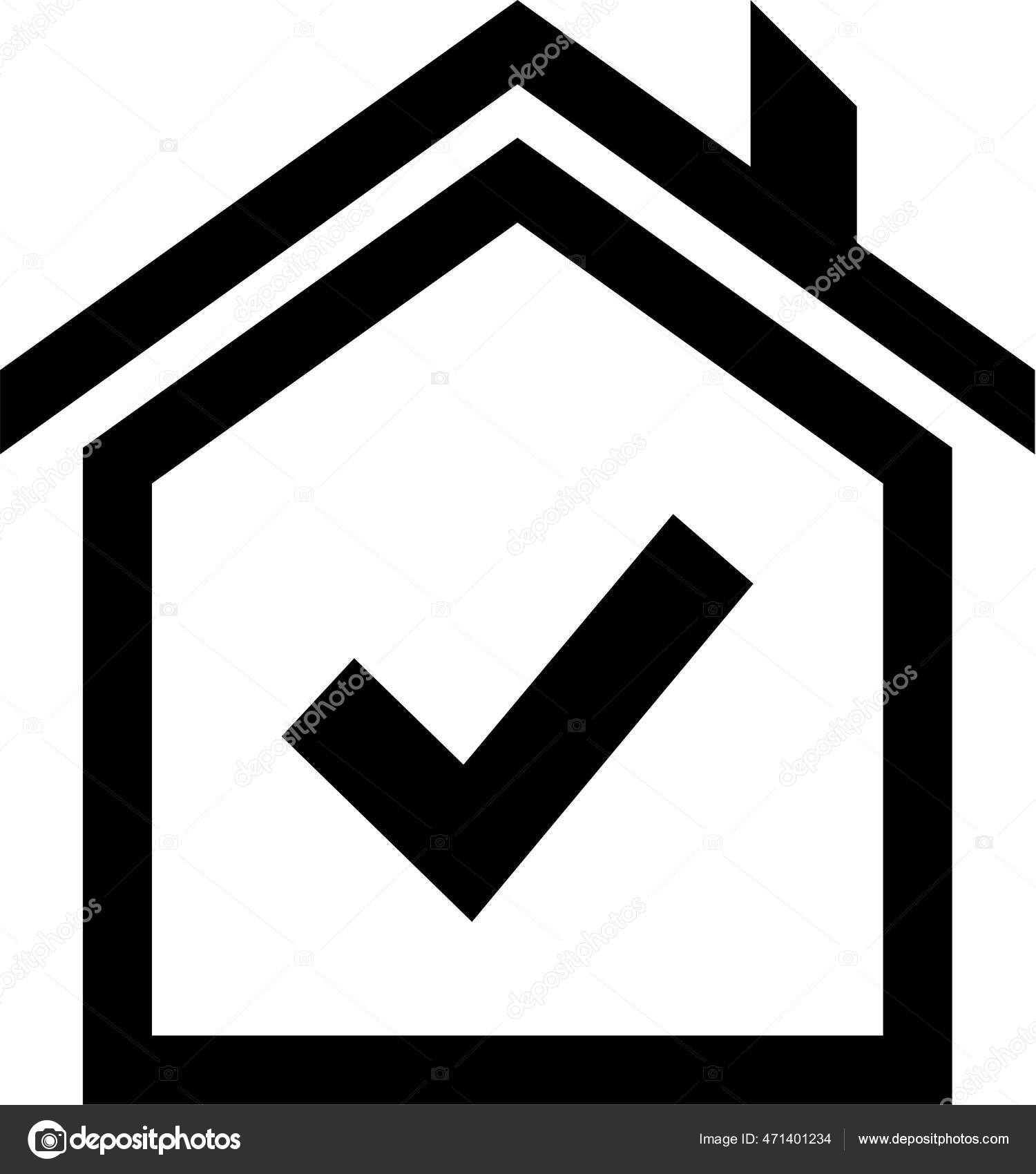 Simple Check Mark Icon Vector Illustration Stock Vector Image by ...