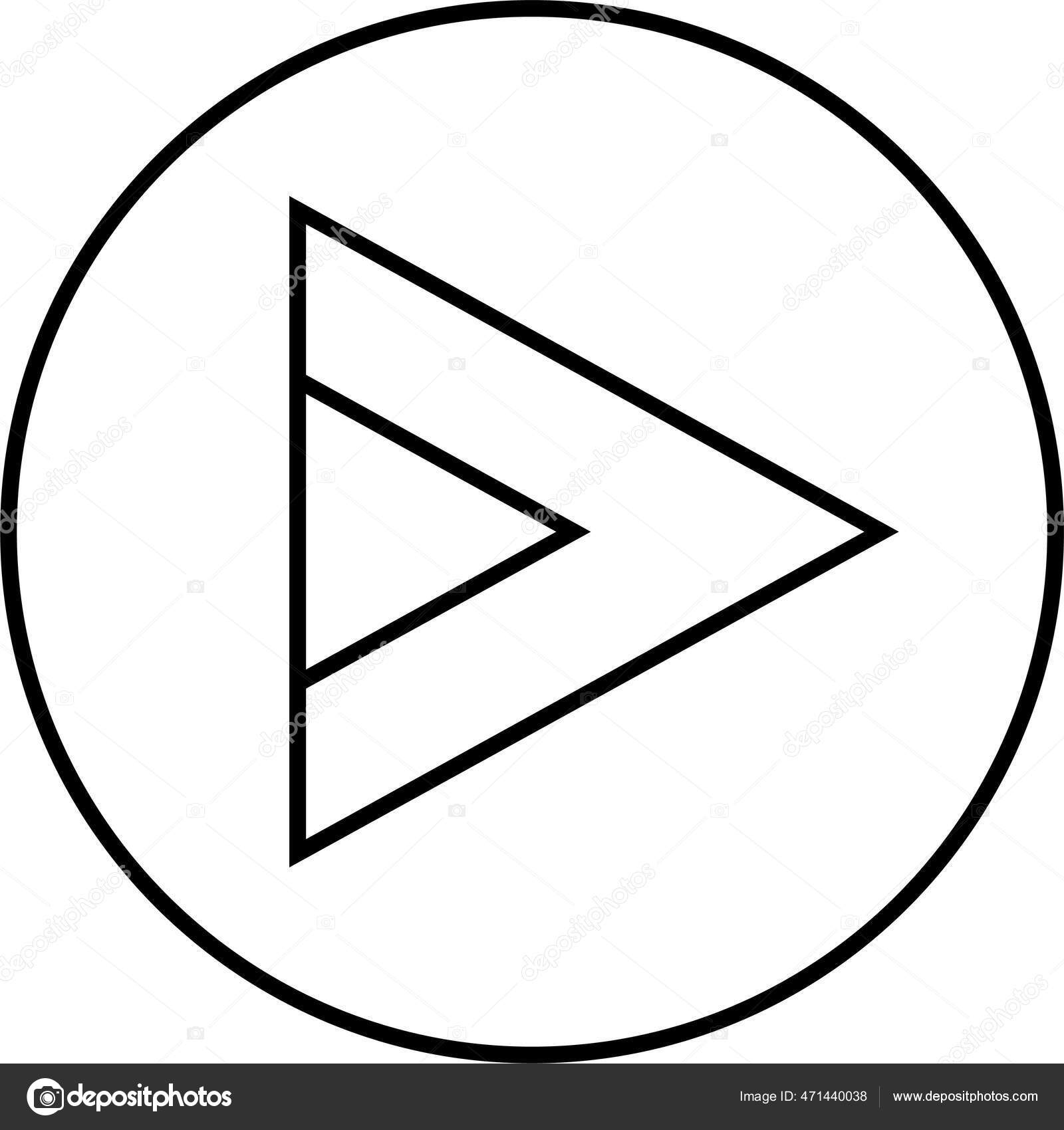 User Interface Arrow Icon Vector Illustration Stock Vector by ...