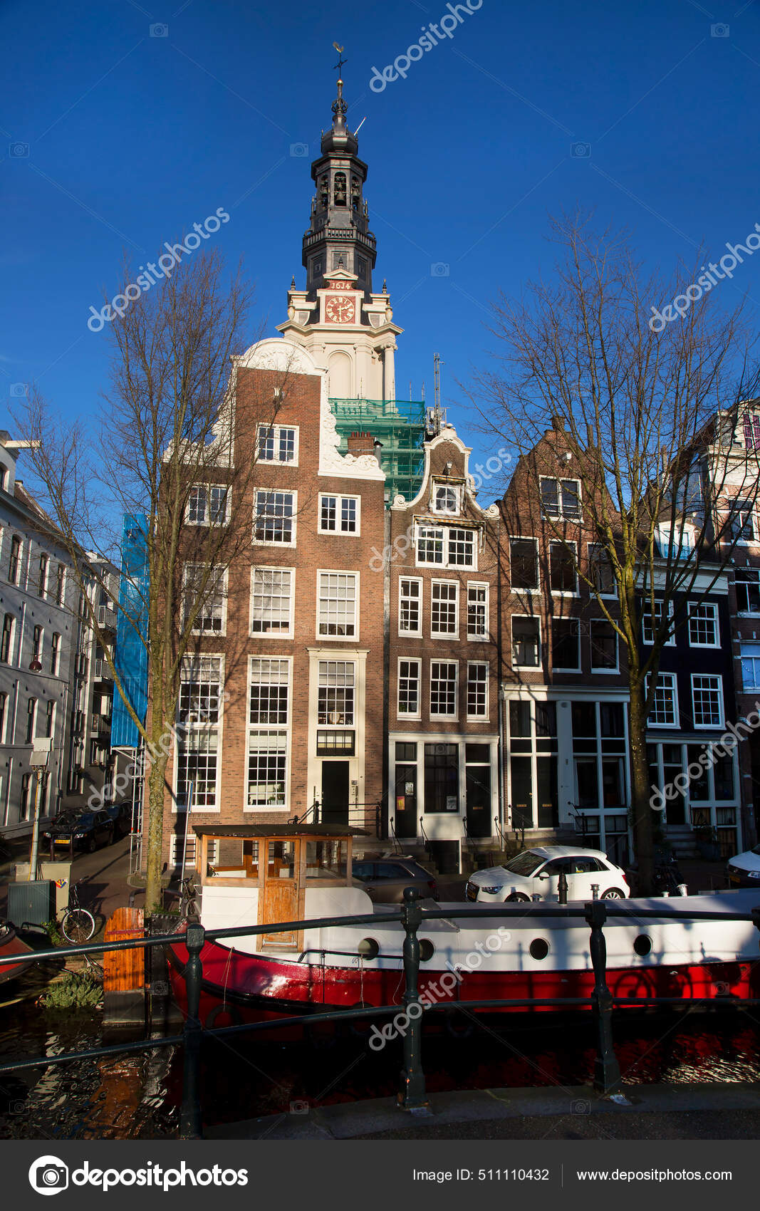 Typical Dutch Architecture Buildings Amsterdam Canal Belt Street Life ...