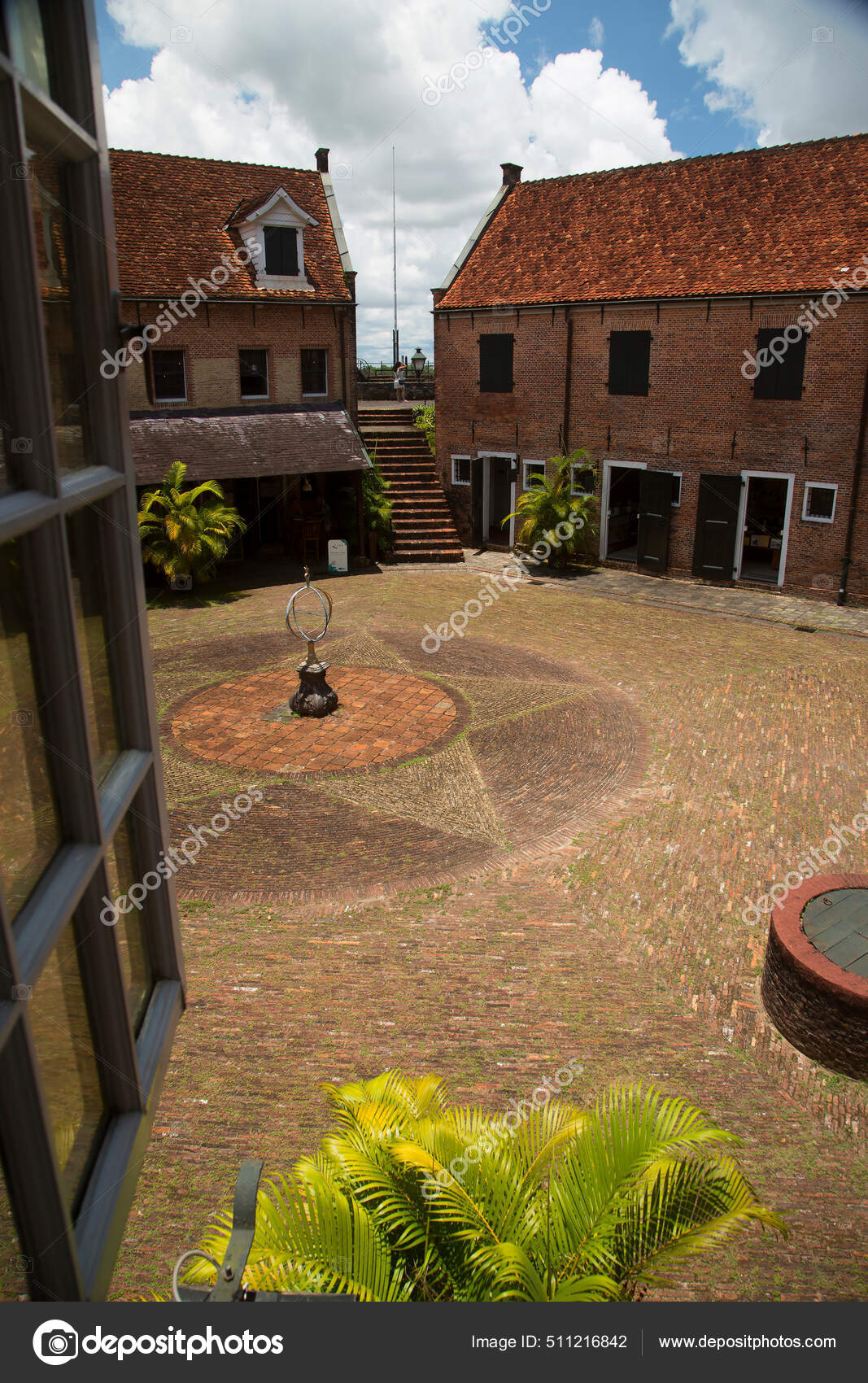 Historical Colonial Fortified Settlement Military Barracks Offices ...