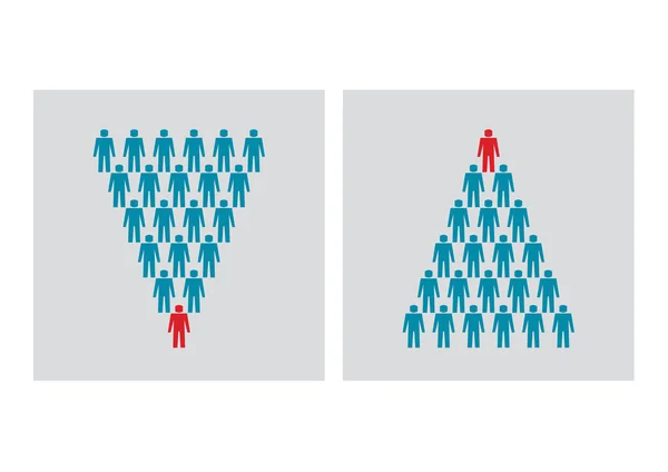 People pyramid vector template Stock Vector Image by ©surfsup.vector ...