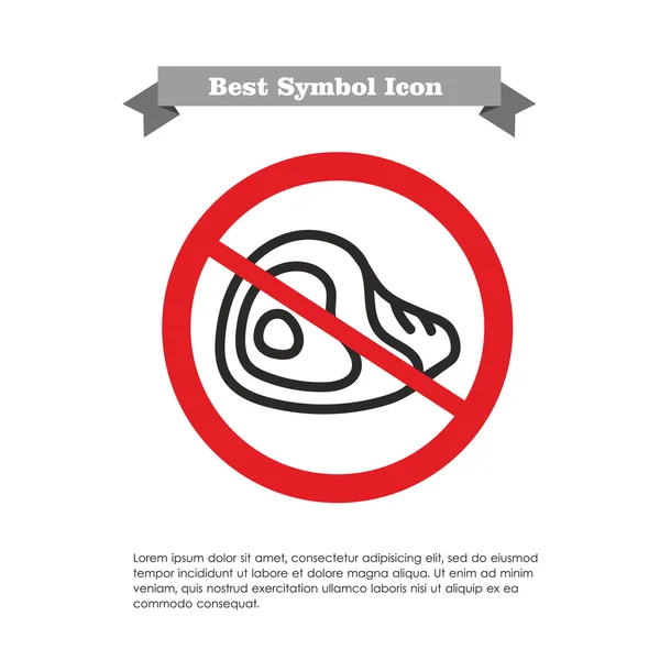 No meat Vector Art Stock Images | Depositphotos