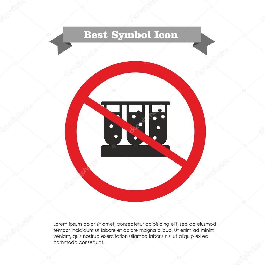 No test tubes icon — Stock Vector © RedineVector #74165591