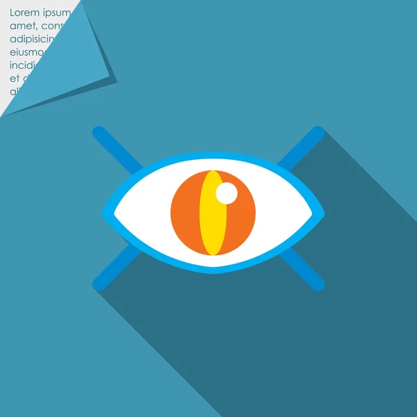 Watching eye icon — Stock Vector © RedineVector #82839216