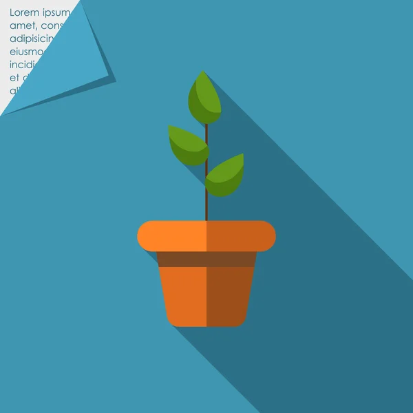 Potted plant Stock Vector by ©RedineVector 80307974