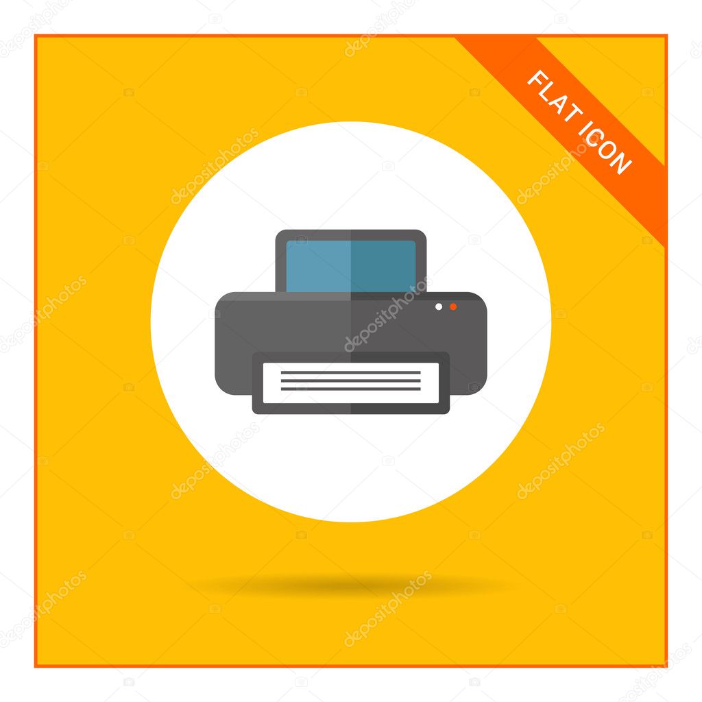 Computer printer Stock Vector by ©RedineVector 78301670