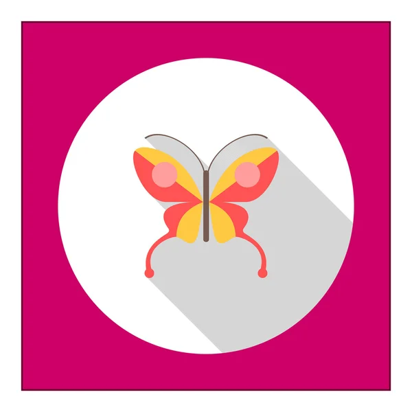 Red butterfly icon Stock Vector by ©RedineVector 83270360