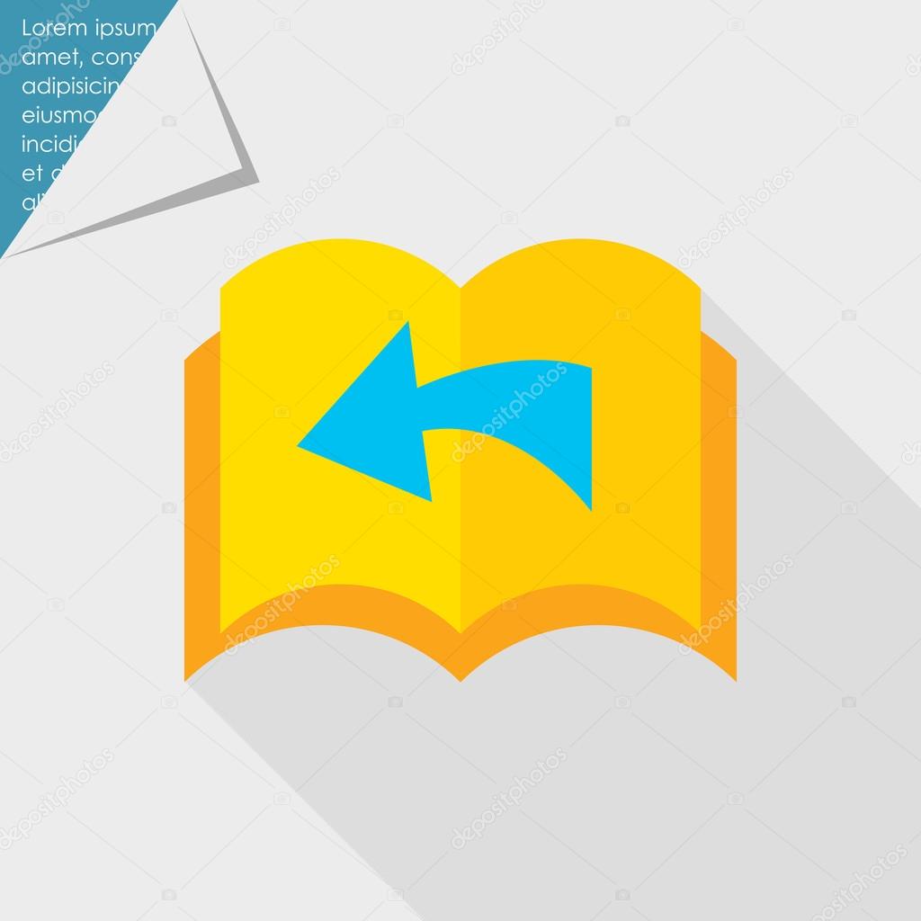 Turning over pages Stock Vector by ©RedineVector 78400896