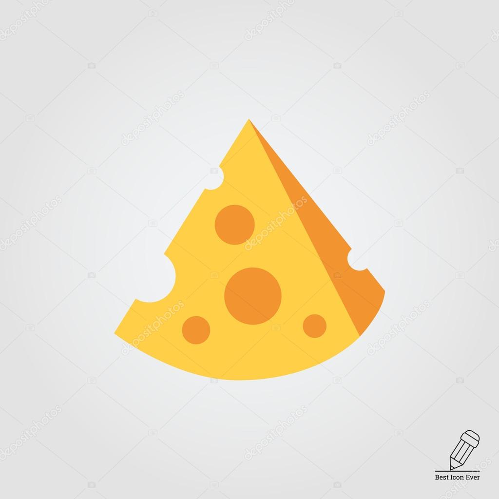 Cut cheese piece Stock Vector by ©RedineVector 80266968