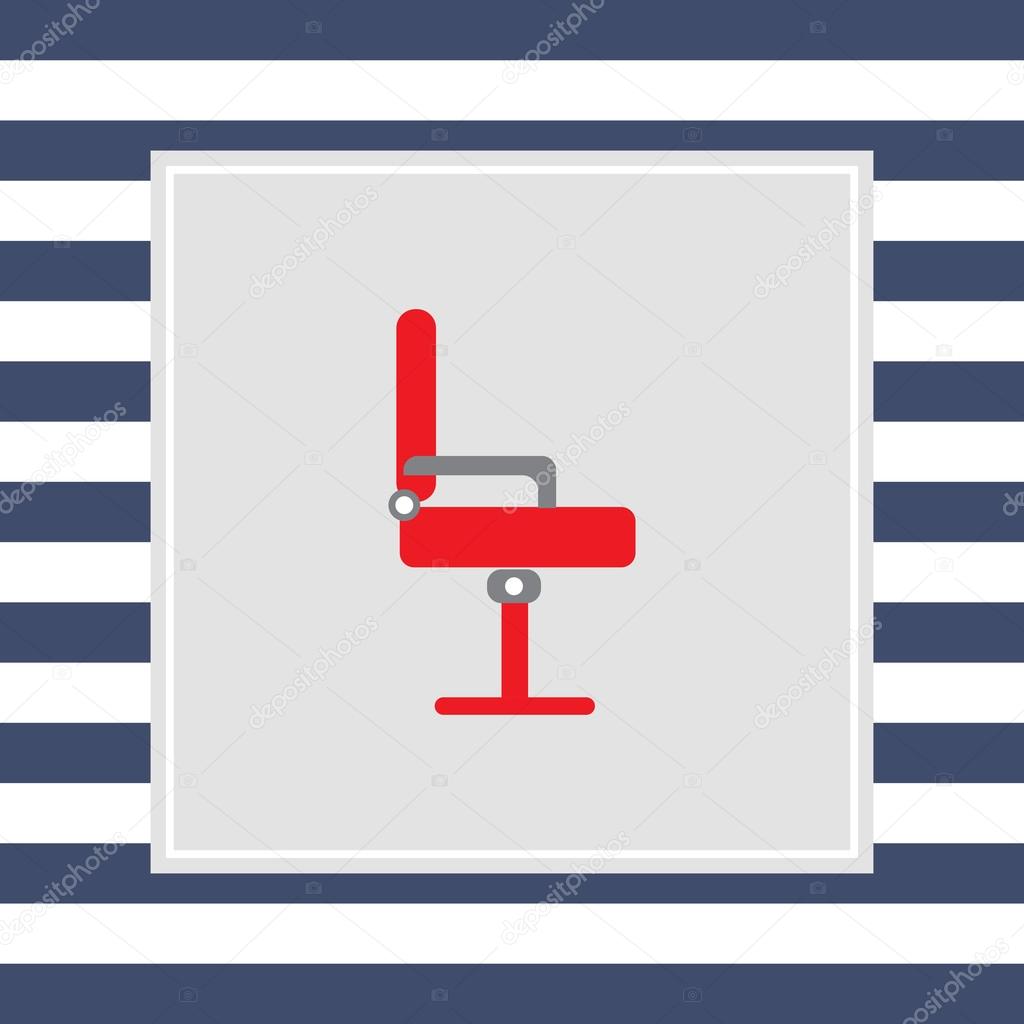 Red office chair Stock Vector by ©RedineVector 80285600