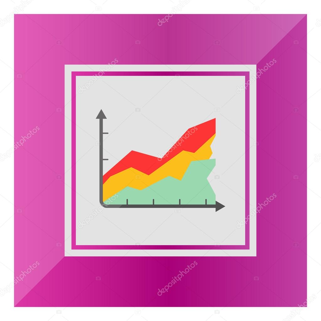 Histogram icon Stock Vector by ©RedineVector 80307676
