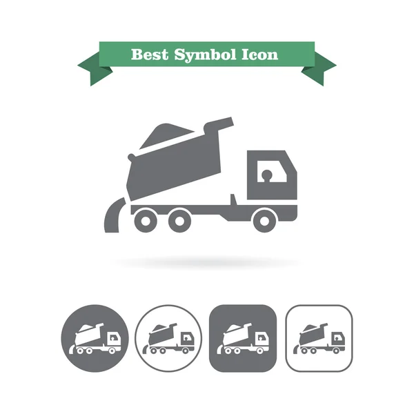 134 Unloading dump truck Vector Images - Free & Royalty-free Unloading ...