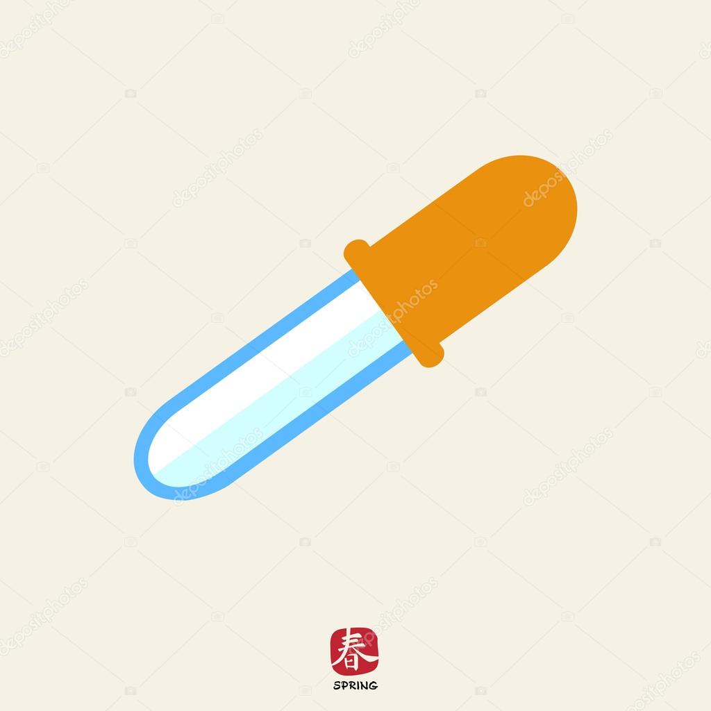 Pipette icon Stock Vector Image by ©RedineVector #82802318