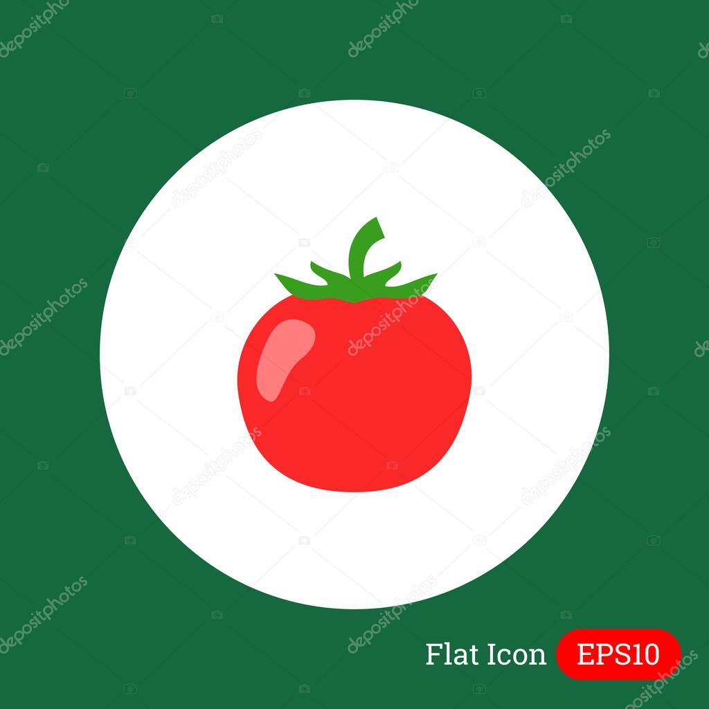 Tomato icon — Stock Vector © RedineVector #82843040
