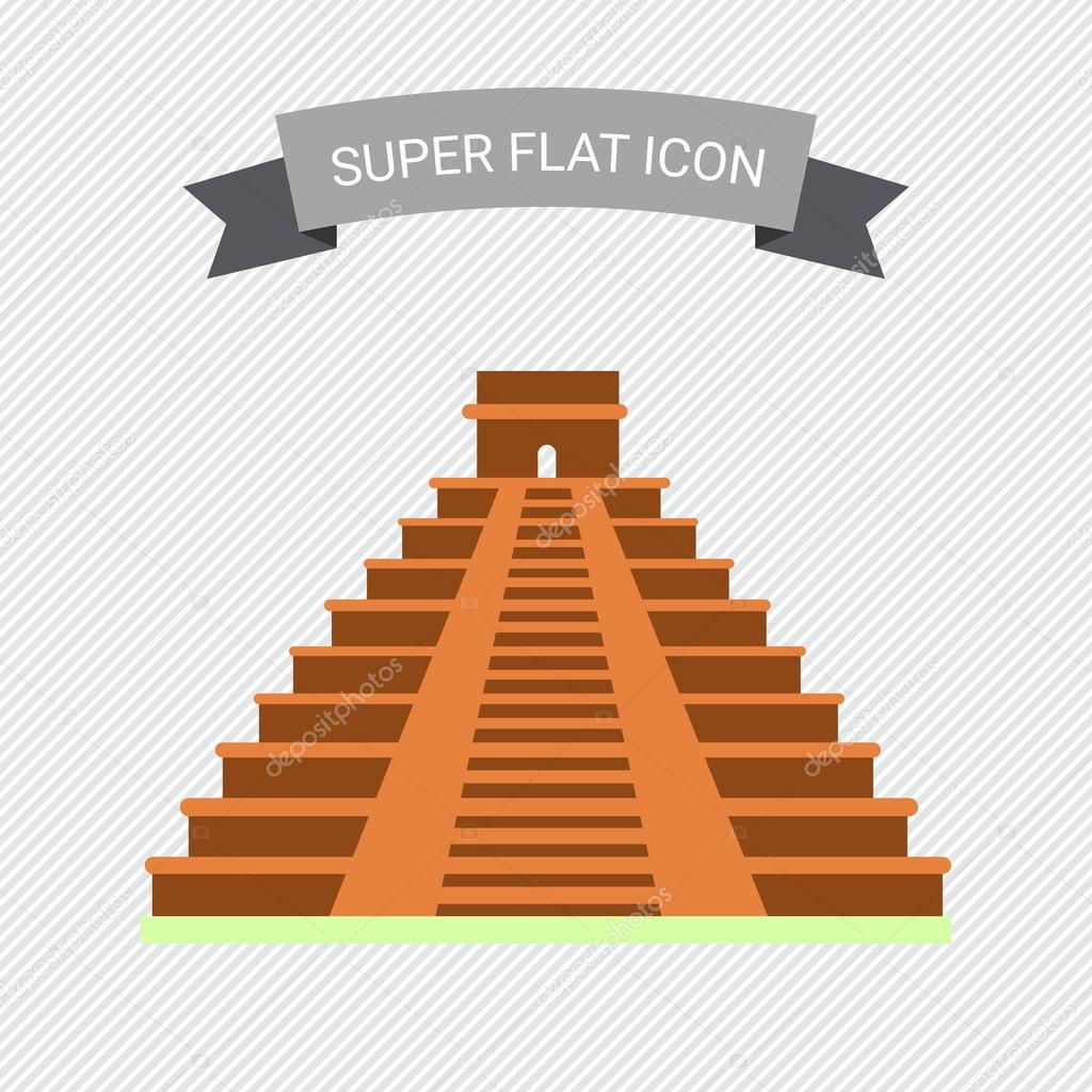Icono de pirámide maya Vector de stock por ©RedineVector 83210162