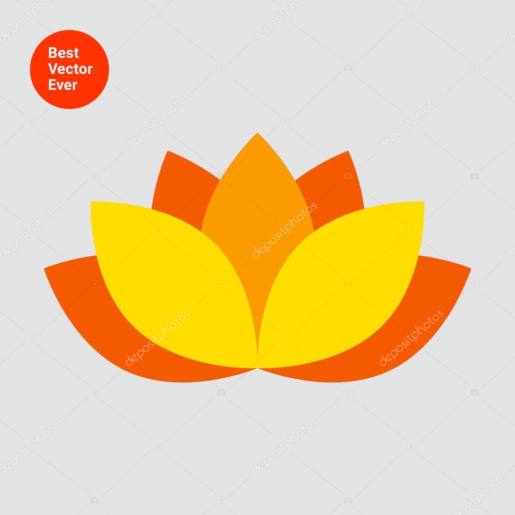 Icono de loto Vector de stock #83236256 de ©RedineVector