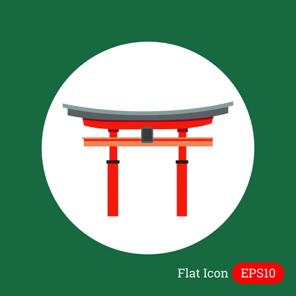 Torii gate icon — Stock Vector © RedineVector #86248526