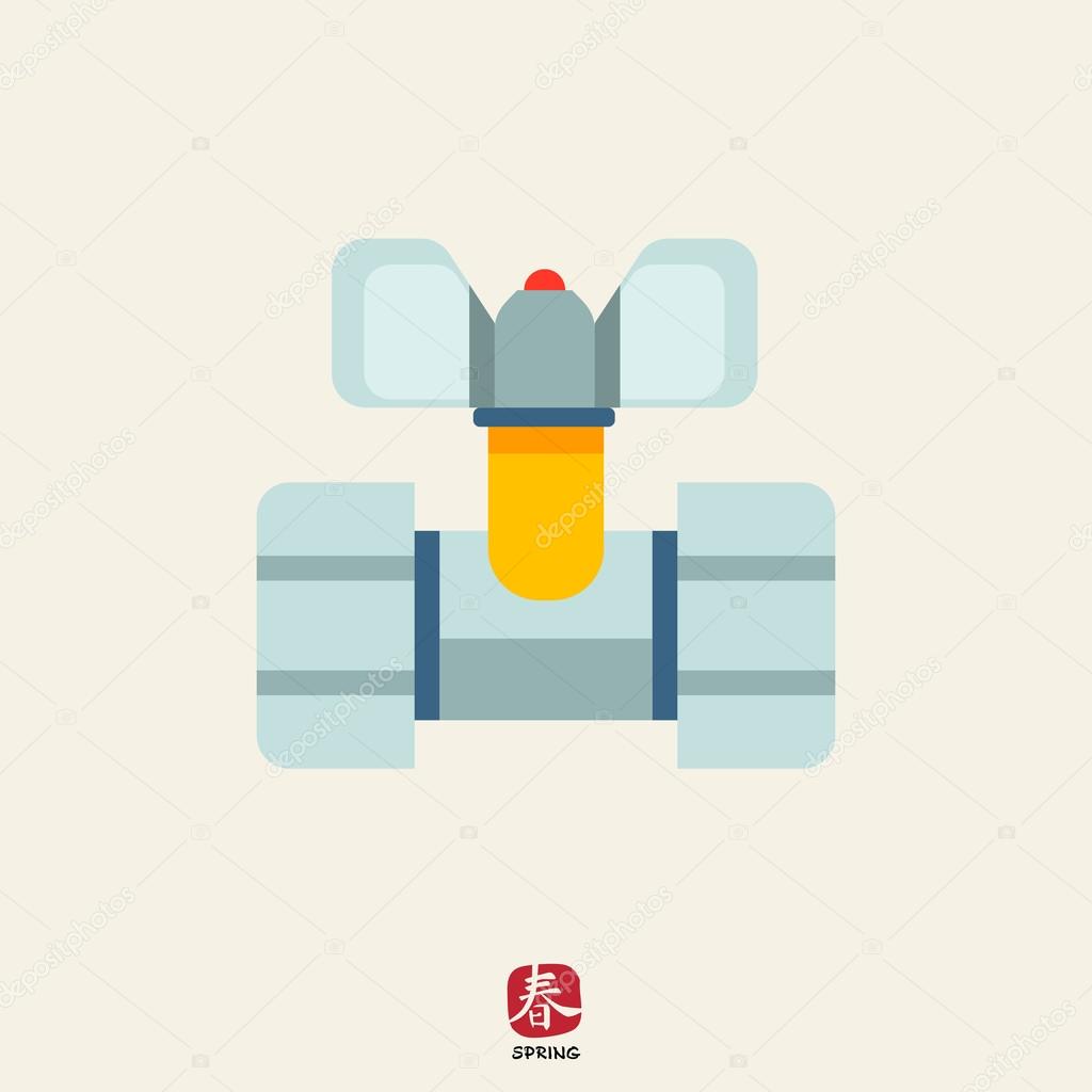 Ball valve icon Stock Vector by ©RedineVector 83910428