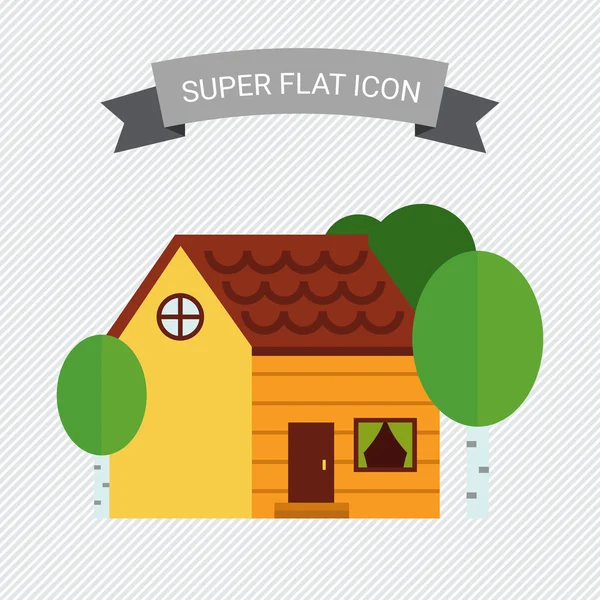 Cottage icon — Stock Vector © RedineVector #83970958